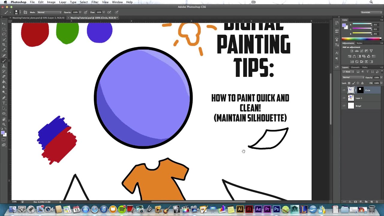 How to Create a Layer Mask for Digital Painting - YouTube