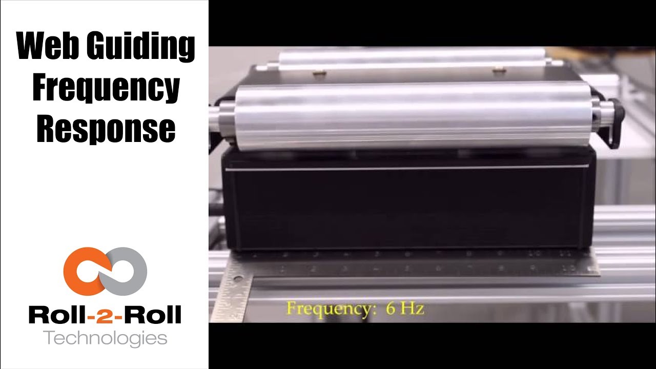 Frequency Response of Roll-2-Roll Web Guide - YouTube