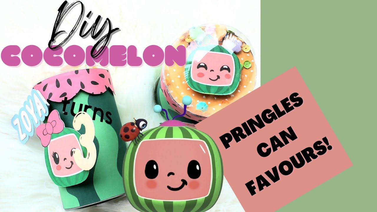 DIY COCOMELON Birthday Favors! /COCOMELON Custom favors!!! - YouTube