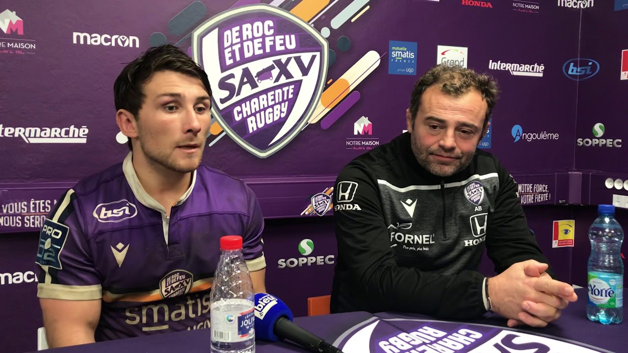 Erwan Nicolas - Point presse après SAXV USAP - YouTube