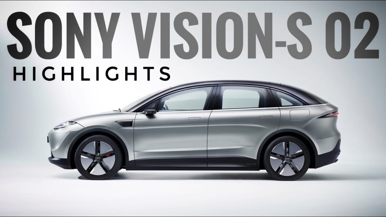 Sony Vision-S 02 showcased at CES 2022: Highlights - YouTube
