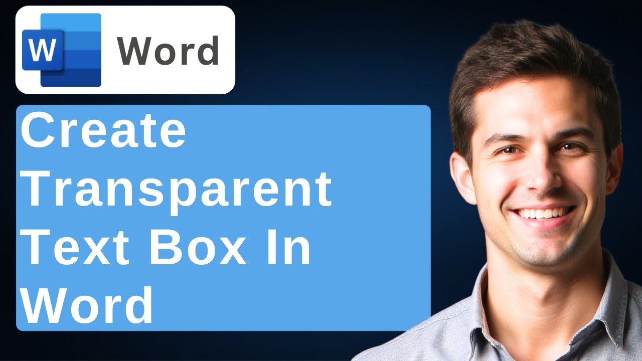 How To Create Transparent Text Box In Microsoft Word [2026 Guide] - YouTube