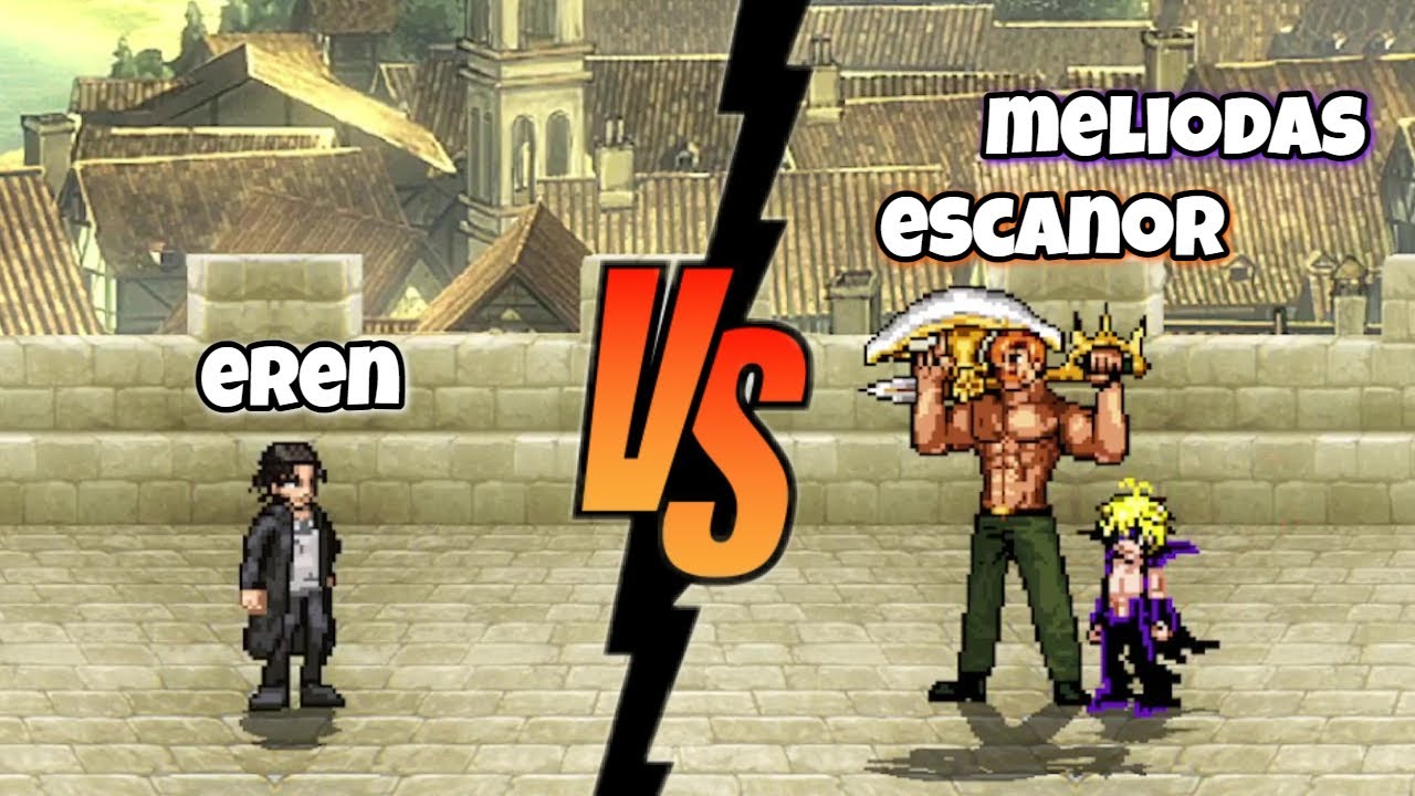 Eren Vs Escanor and Meliodas attack on titan x seven deadly sins fights ...