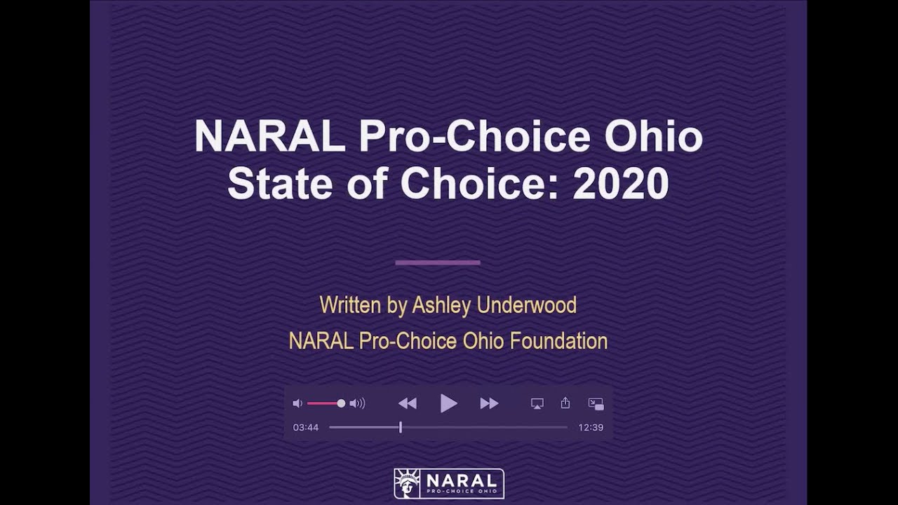 NARAL Pro-Choice Ohio with Kel McConaughey - 2020 - YouTube