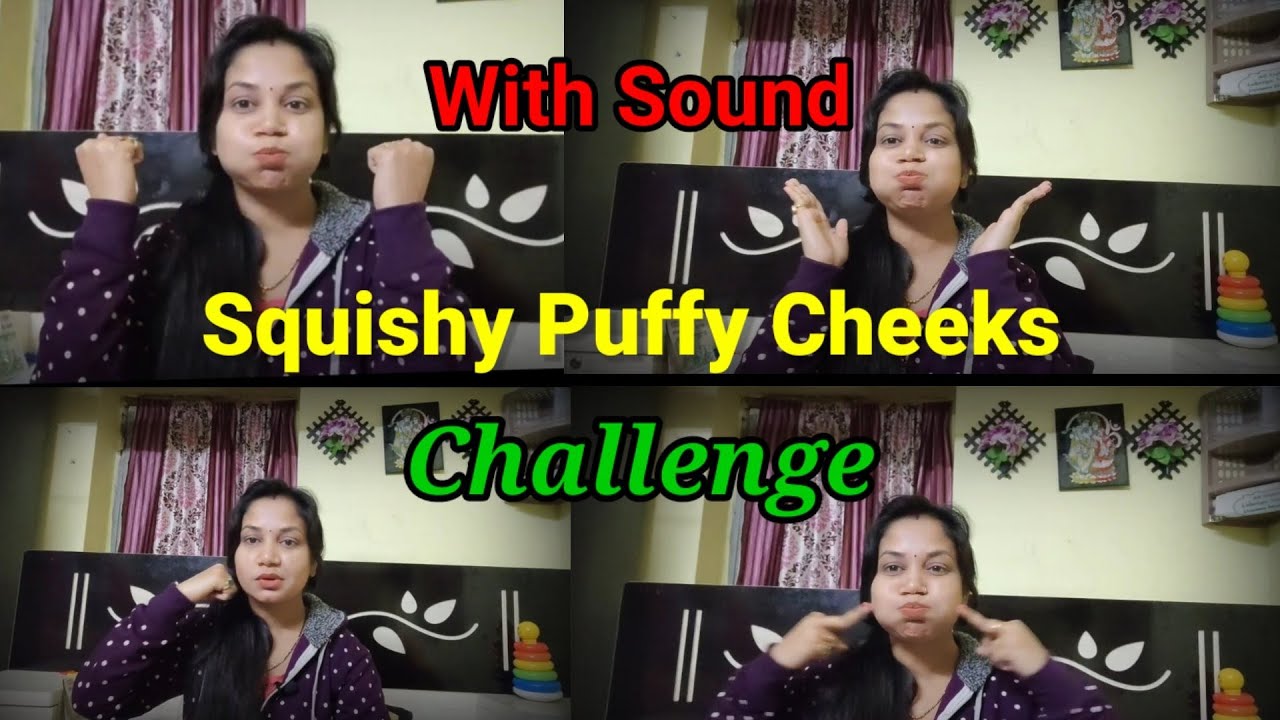 Squishy Puffy Cheeks Challenge with Real Sound | Funny Gag talk Video ...