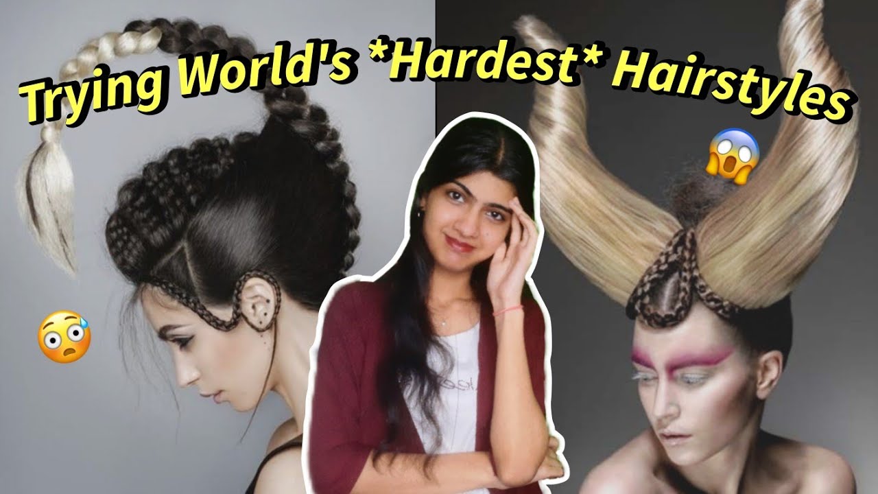 I Tried World's Hardest Hairstyles 🤯😱*paas or fail?* | Raashi Purohit ...