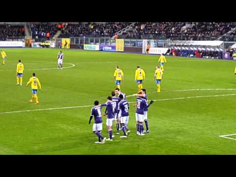 Anderlecht-Westerlo Dennis Praet Celebrating of the goal