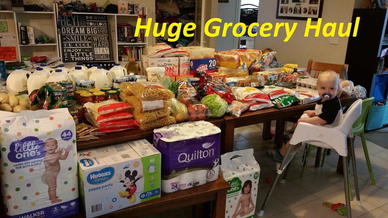 HUGE Grocery Haul for Large Family of 11 - Nov. 6th - YouTube