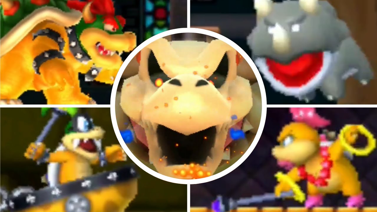 New Super Mario Bros. 2 - All Bosses - YouTube