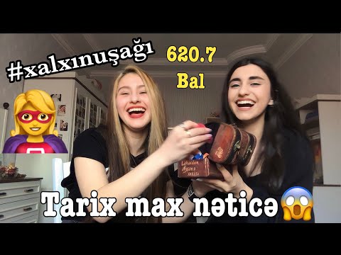 TARİX MAX NƏTİCƏ,3CÜ QRUP 620.7 BAL NECƏ YIĞDI? #xalxınuşağı #3 @zahrammdzd