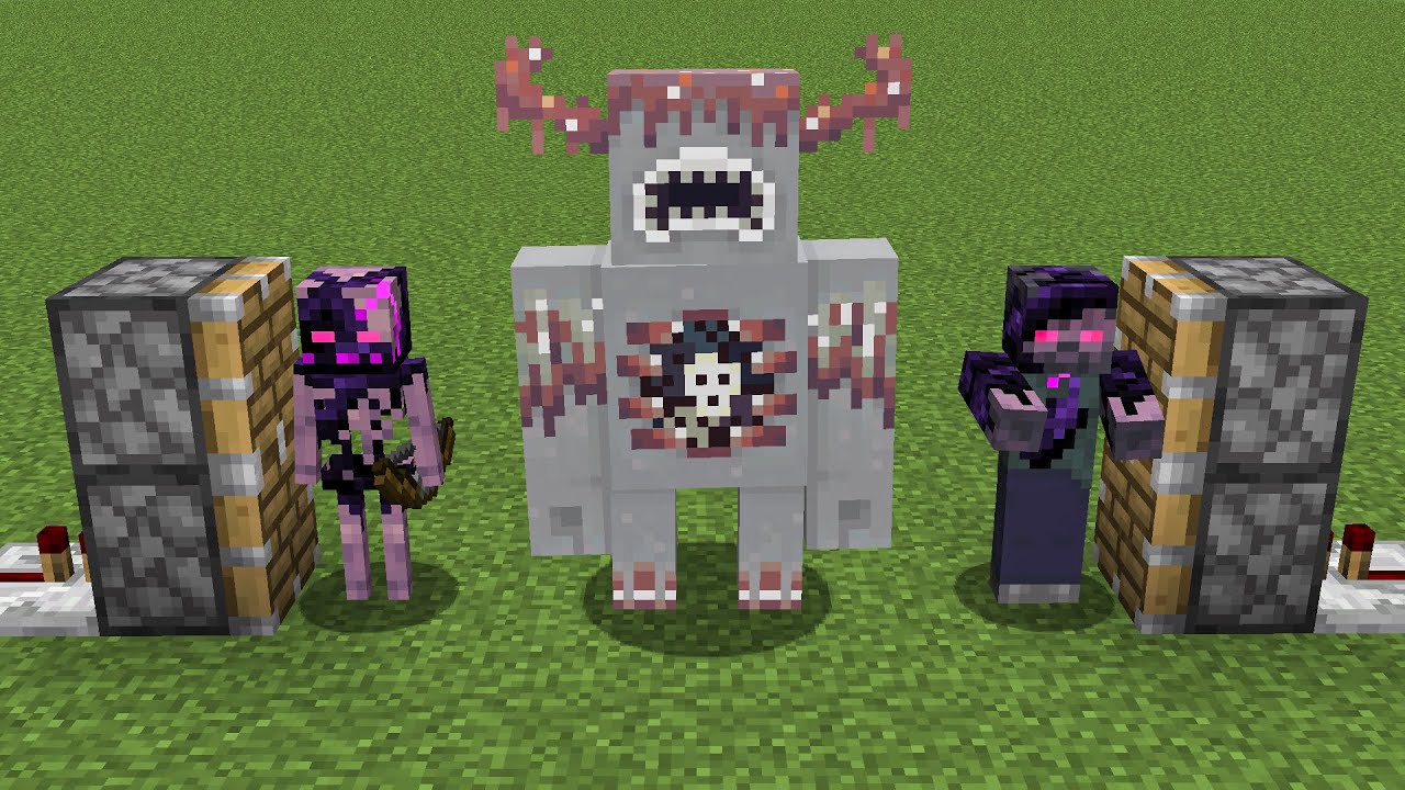 Skeleton + Warden + Zombie = ? - YouTube