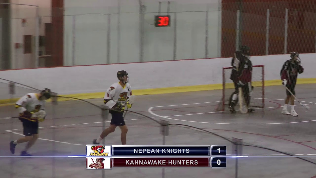 2019-06-25 OJBLL Nepean Knights vs Kahnawake Hunters - YouTube