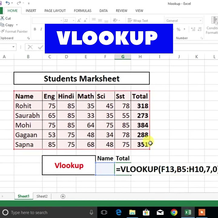 HOW TO USE VLOOKUP FORMULA #MSEXCEL #EXCEL #vlookup #shortsvideo #shorts #tricks #computer - YouTube