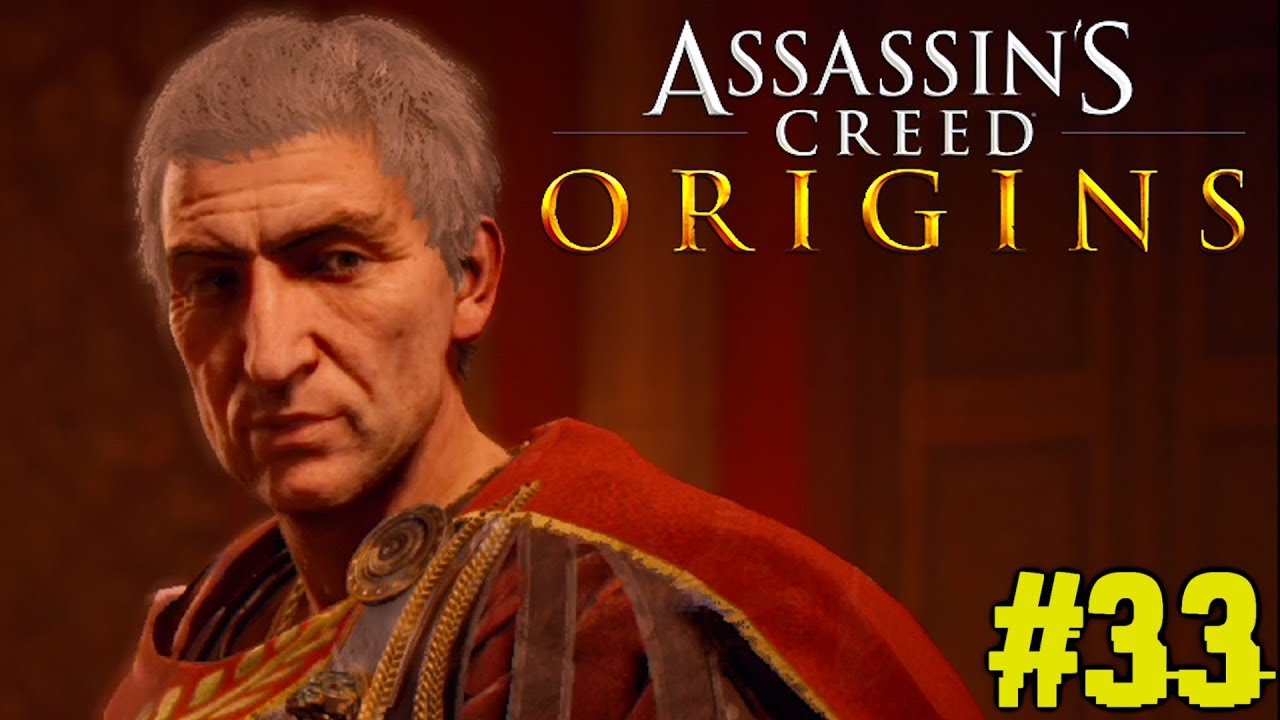 GAIUS JULIUS CAESAR !! Assassins Creed Origins #33 [FACECAM] - YouTube