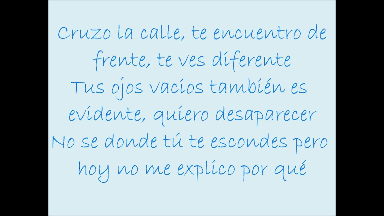 Luis Fonsi Estoy perdido ~ Con letra - YouTube