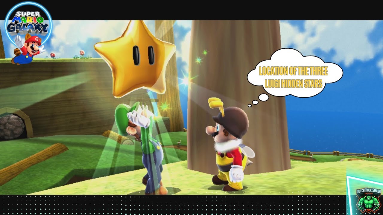 Super Mario Galaxy- Location of the three Luigi Hidden Stars ...