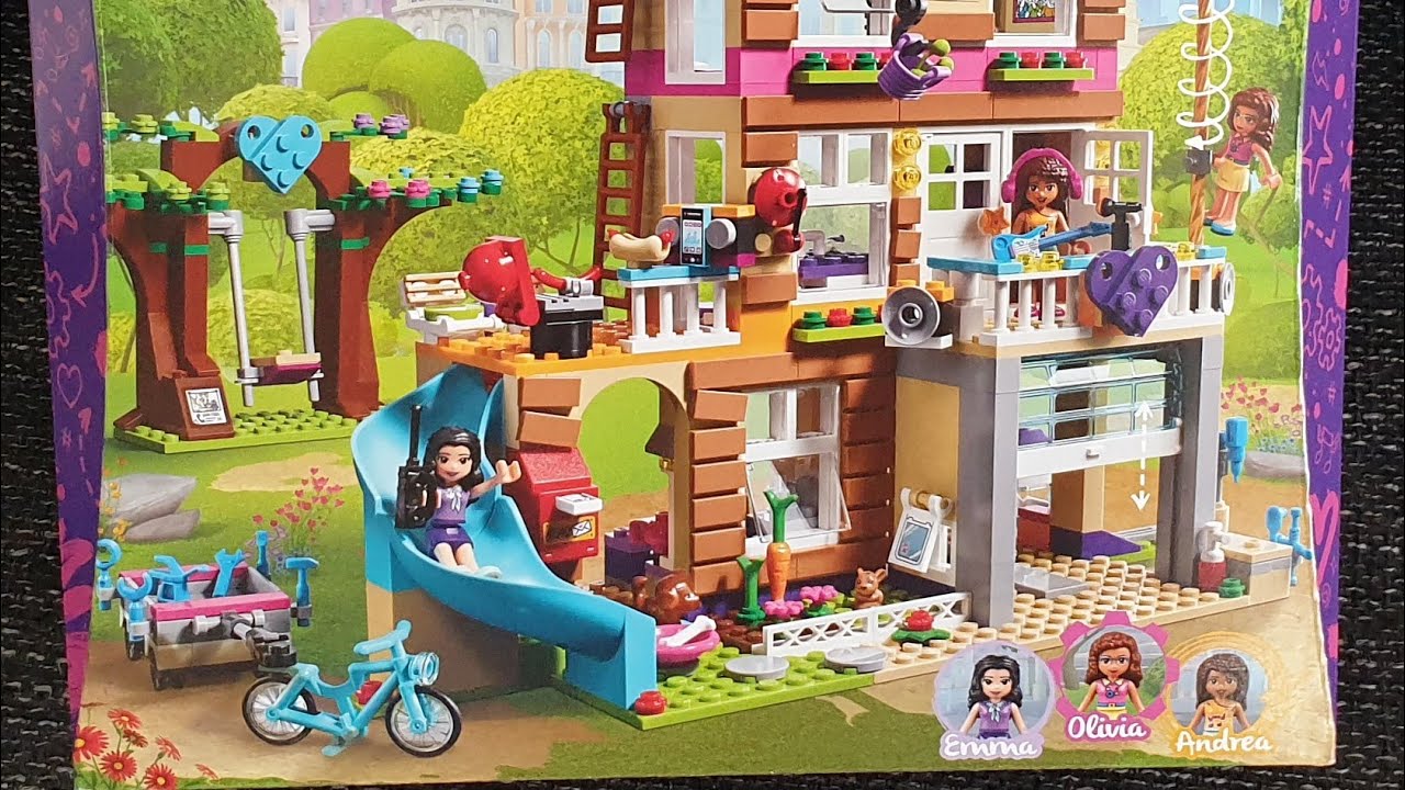 Lego friends 41340 Domek Przyjazni Friendship House - YouTube