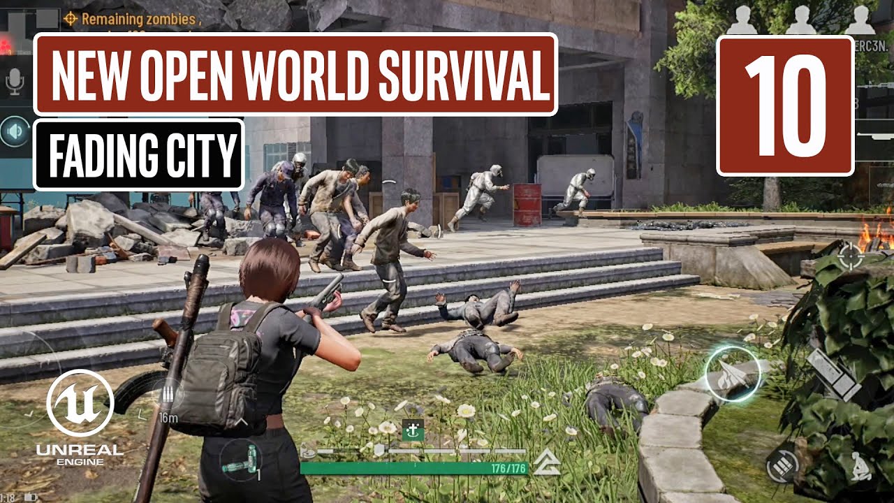 FADING CITY Multiplayer Gameplay Challenge ZOMBIE HORDE Part 10 - YouTube