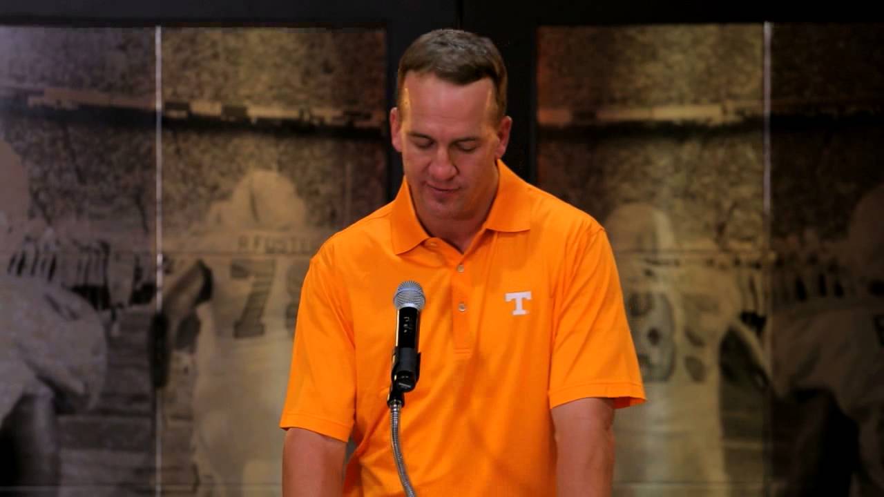 Peyton Manning Scholarship Presentation - YouTube