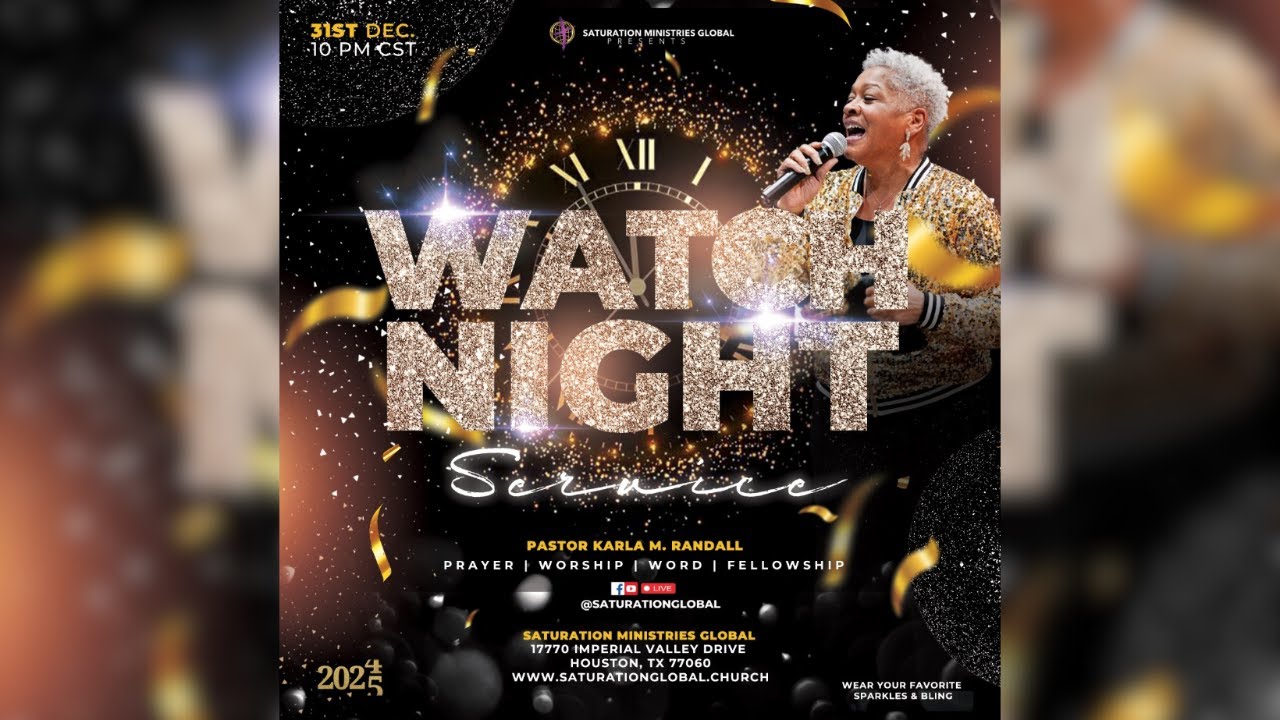 NYE WATCH NIGHT SERVICE || 12.31.2024 - YouTube