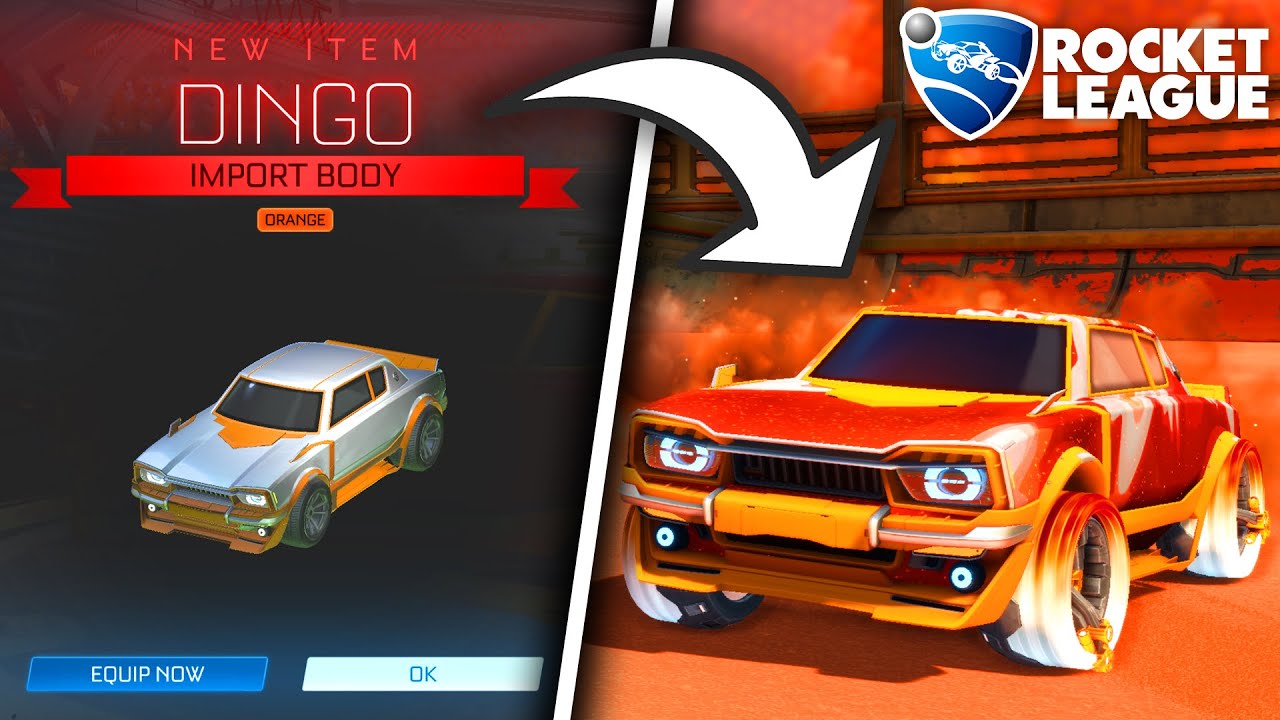*NEW* PAINTED DINGO IN THE ROCKET LEAGUE ITEM SHOP! - YouTube