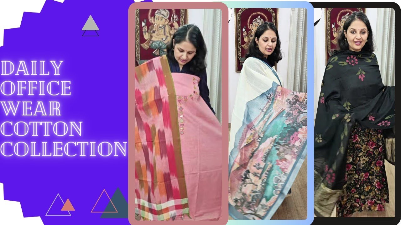 daily Office wear cotton collection #9992958156 - YouTube