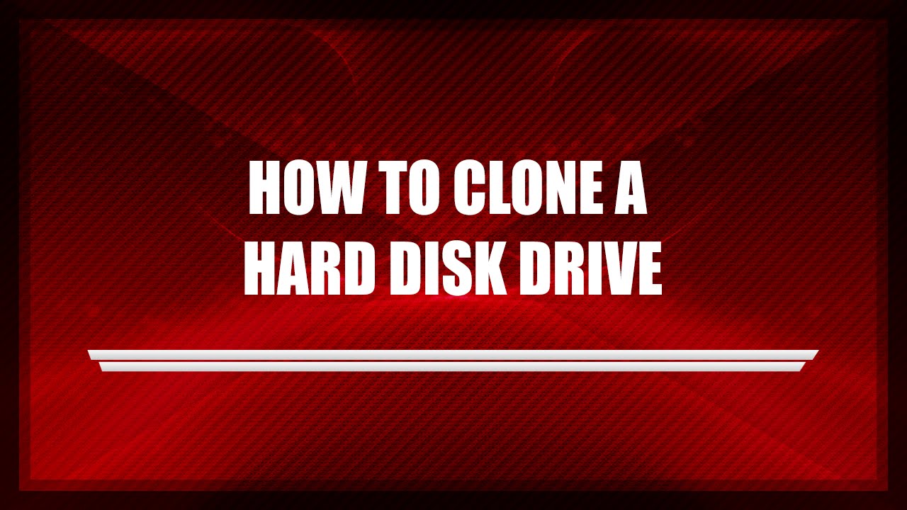How To Completely Copy A Hard Disk Drive Including Windows YouTube how-to-completely-copy-a-hard-disk-drive-including-windows-youtube