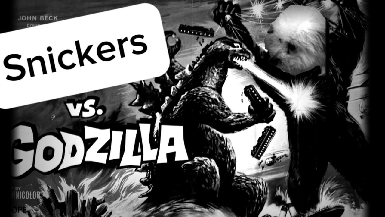 Godzilla vs Snickers #godzilla #dog - YouTube