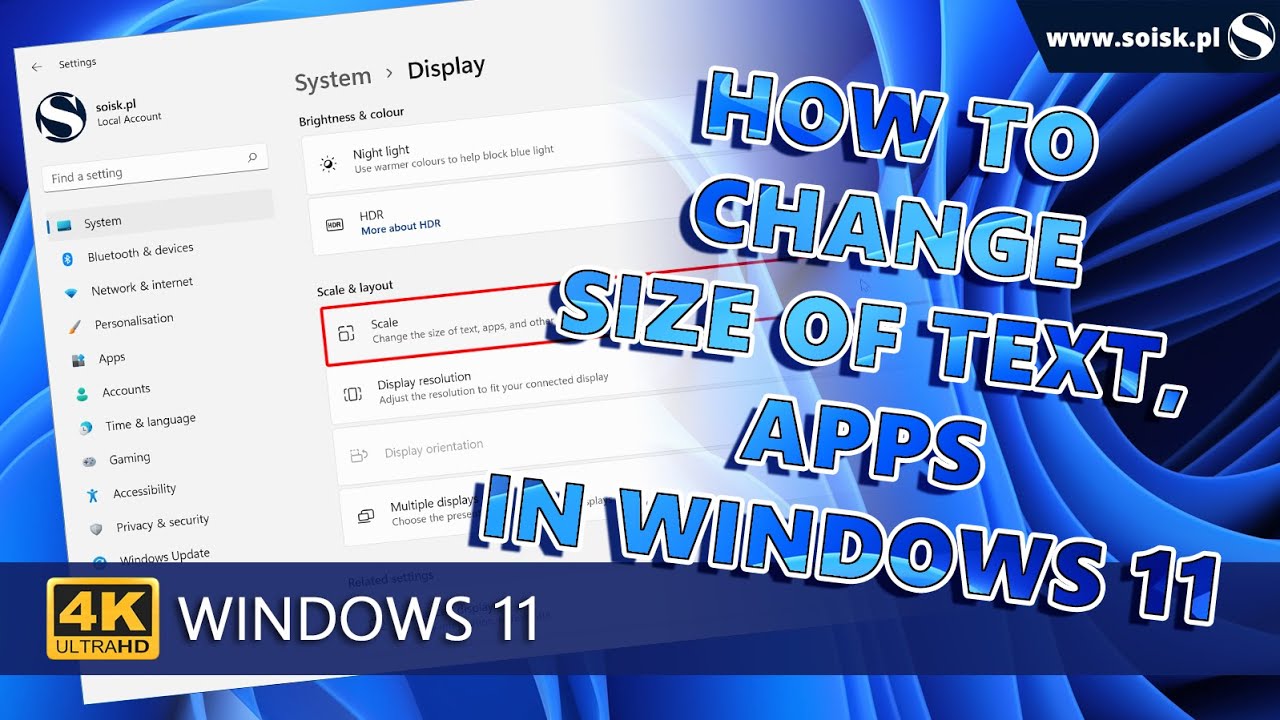How To Change Size Of Text Apps And Other Items In Windows 11 How To How To Change Size Of Text Apps And Other Items In Windows 11 How To