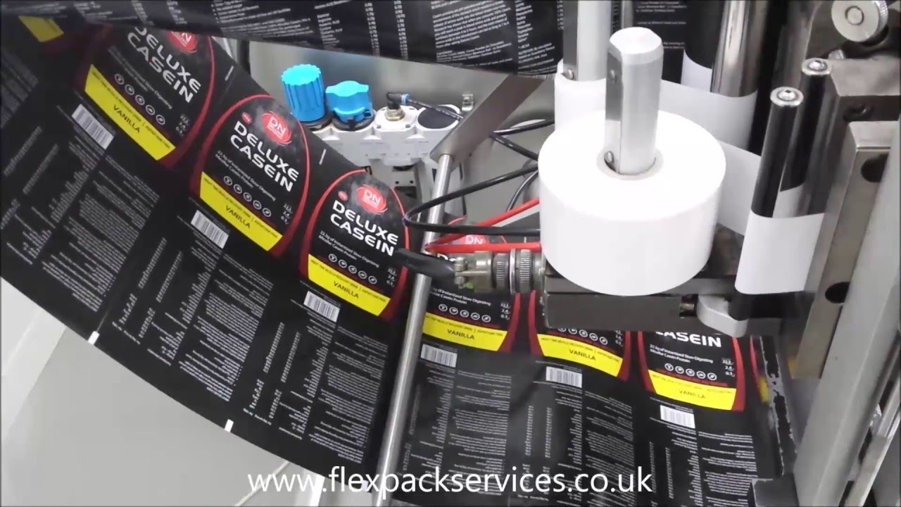 How a Sachet is made on one of Flexible Packing Service's Enflex F14 ...