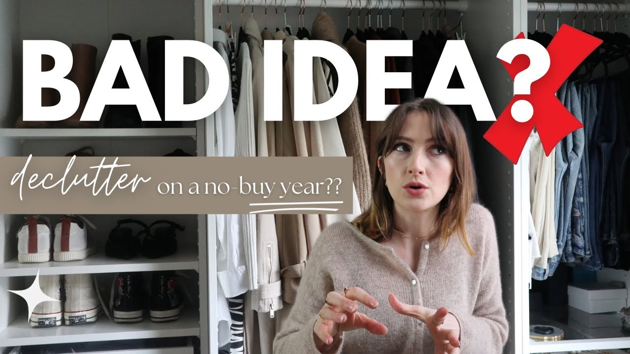 Is it a BAD idea to declutter on a No Buy Year?! Pros & Cons of ...