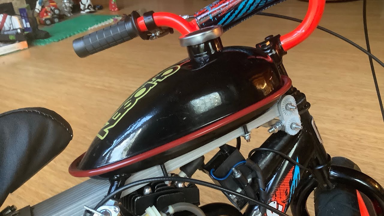 MOTORIZED BICYCLE GAS TANK MOD: THE UGLY RIDGE - YouTube