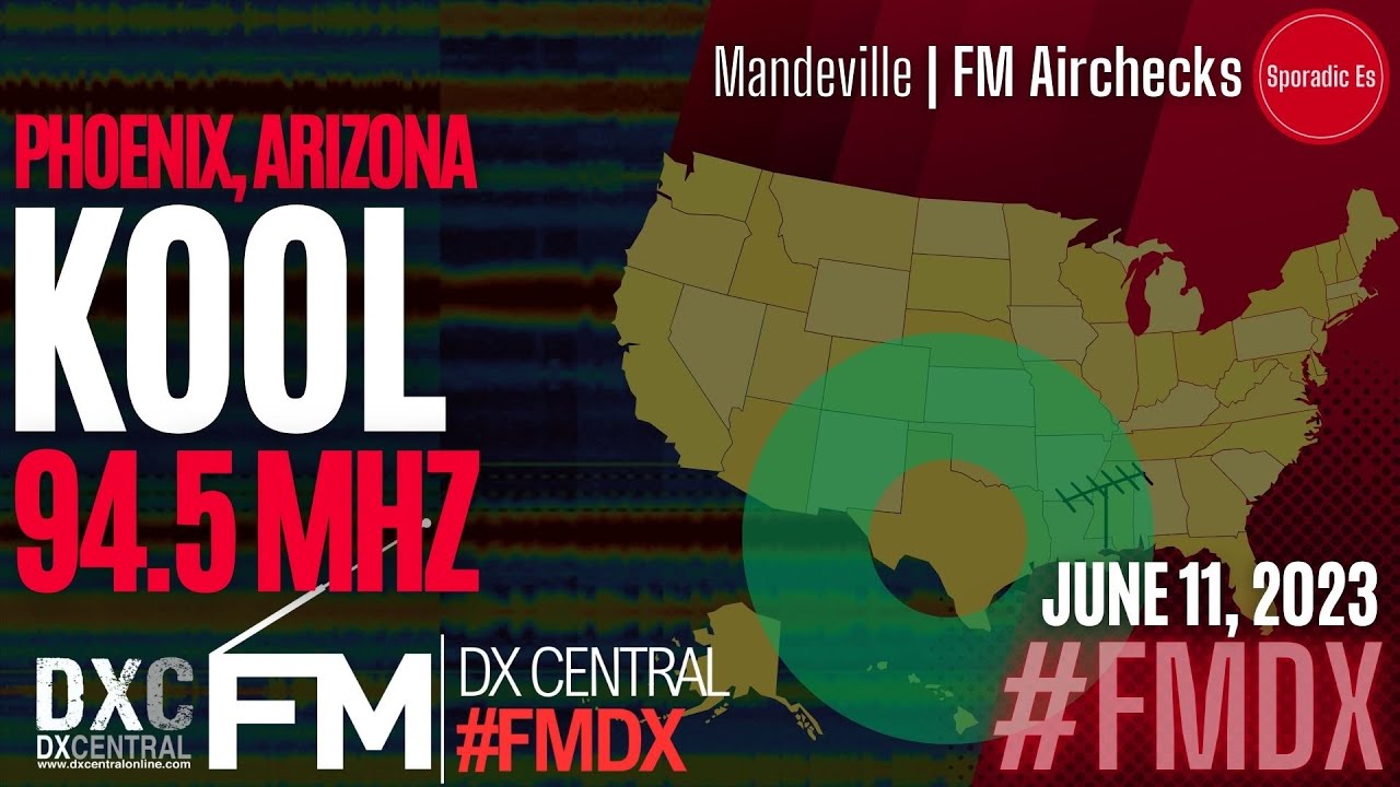 94.5 | KOOL | Phoenix, AZ | 1331 miles | Sporadic Es - YouTube