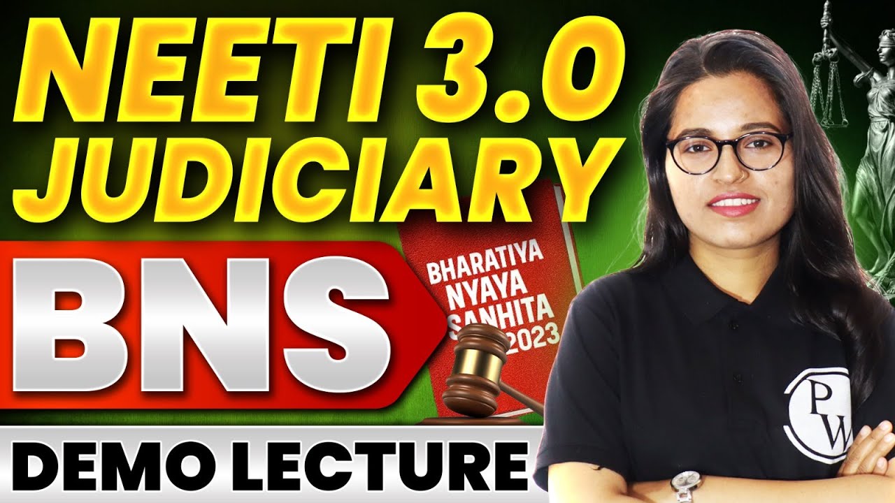 BNS | Introduction to IPC | Demo Lecture | Neeti 3.0 Judiciary Batch ...