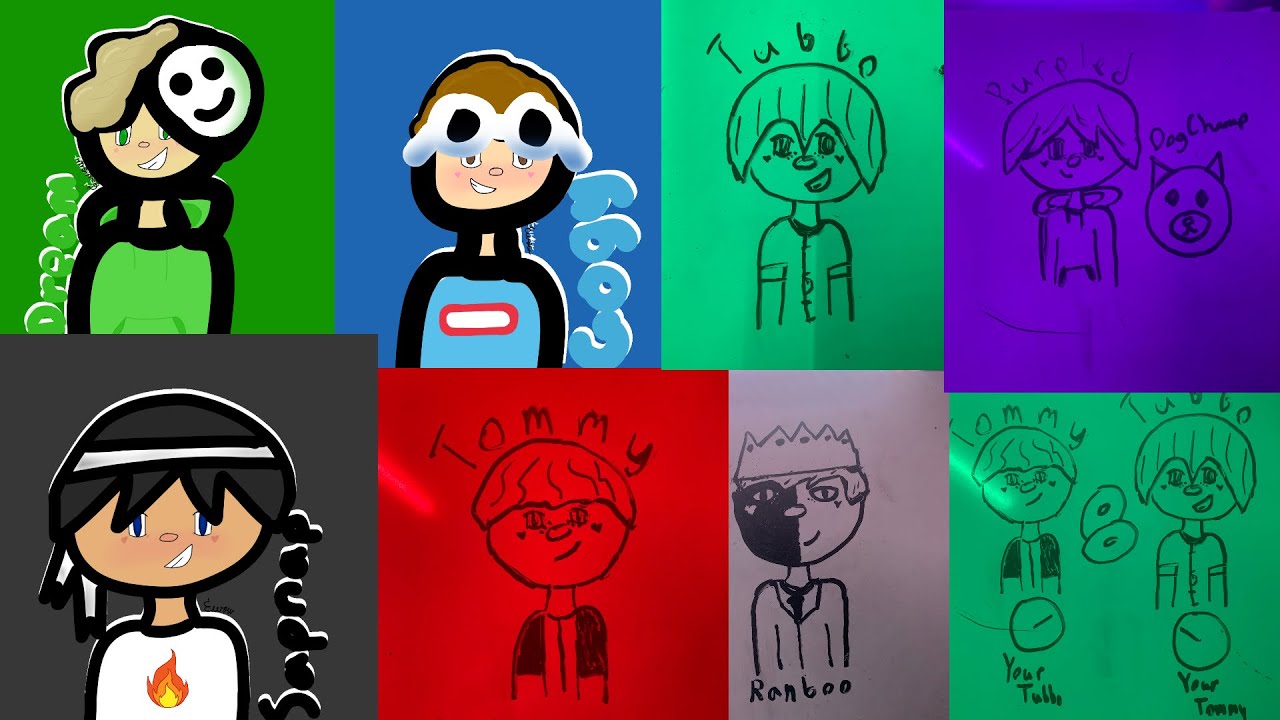 Dream SMP Drawings - YouTube
