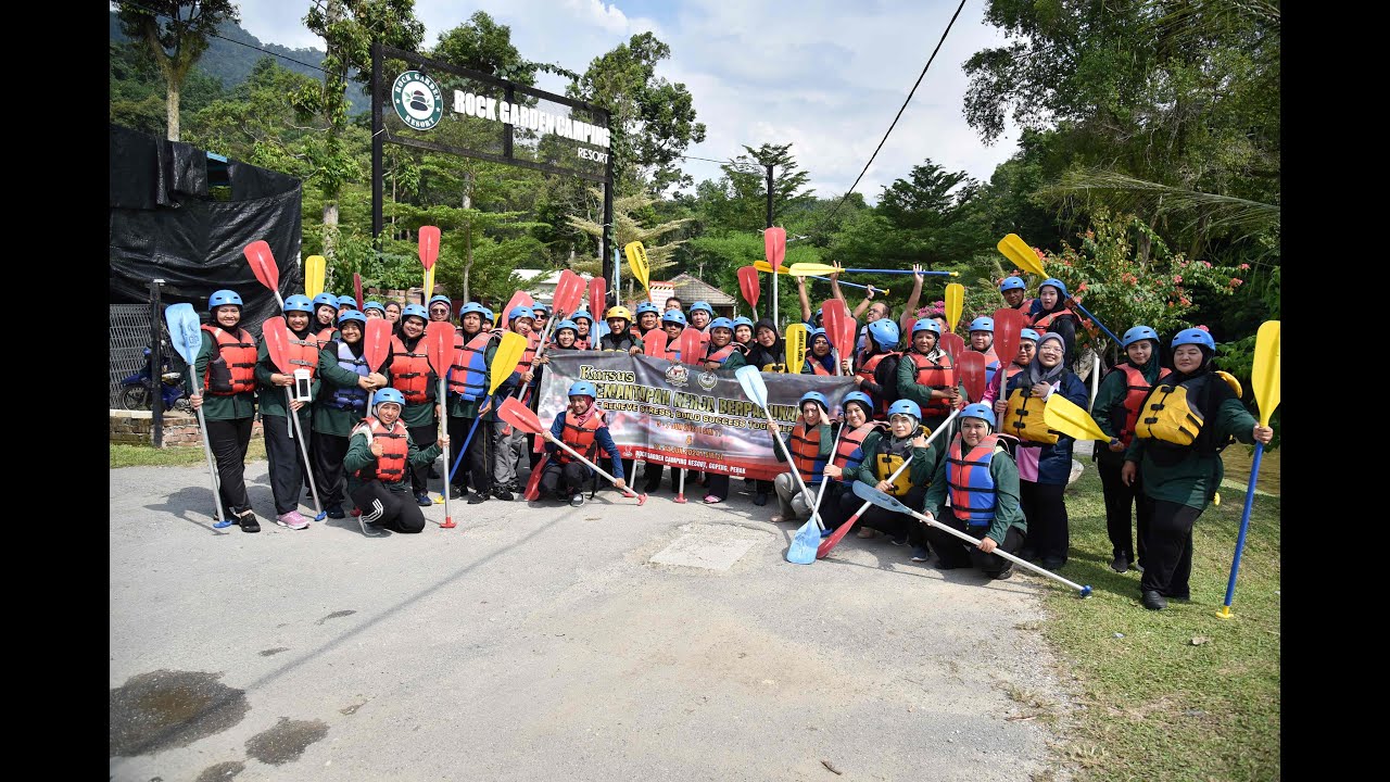 WATER RAFTING TEAM BUILDING PPDK SIRI 1 @ GOPENG, PERAK - YouTube