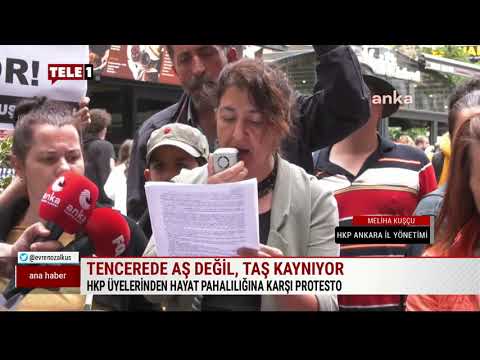 Tele 1 Tv - Ana Haber - HKP üyelerinden hayat pahalılığına karşı protesto
