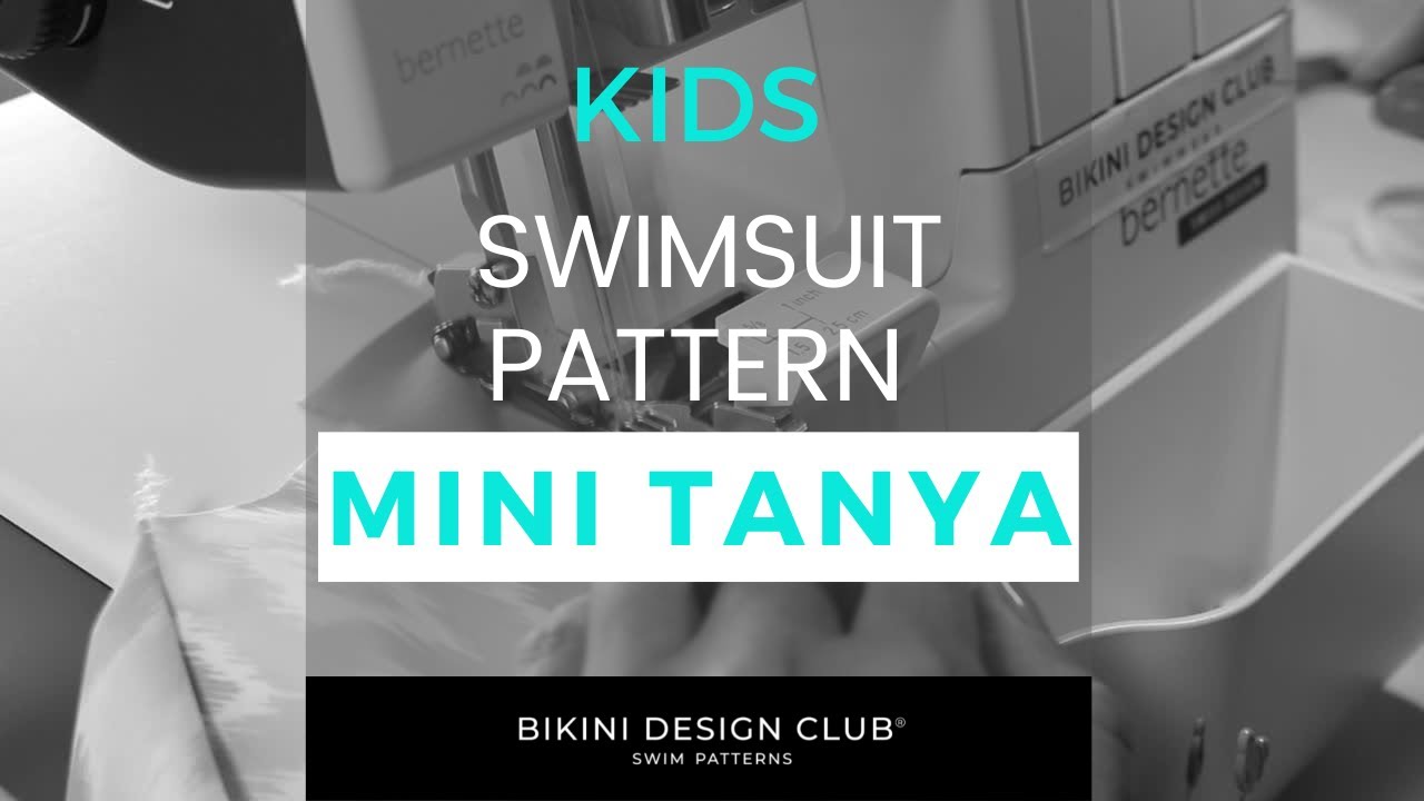 Learn how to sew Kids Swimsuit pattern Mini Tanya * DIY BIKINI * KIDS ...