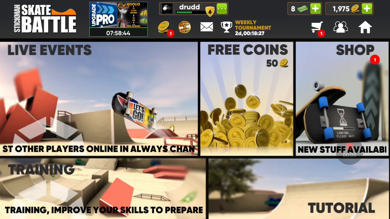 Stickman skating vid1 - YouTube