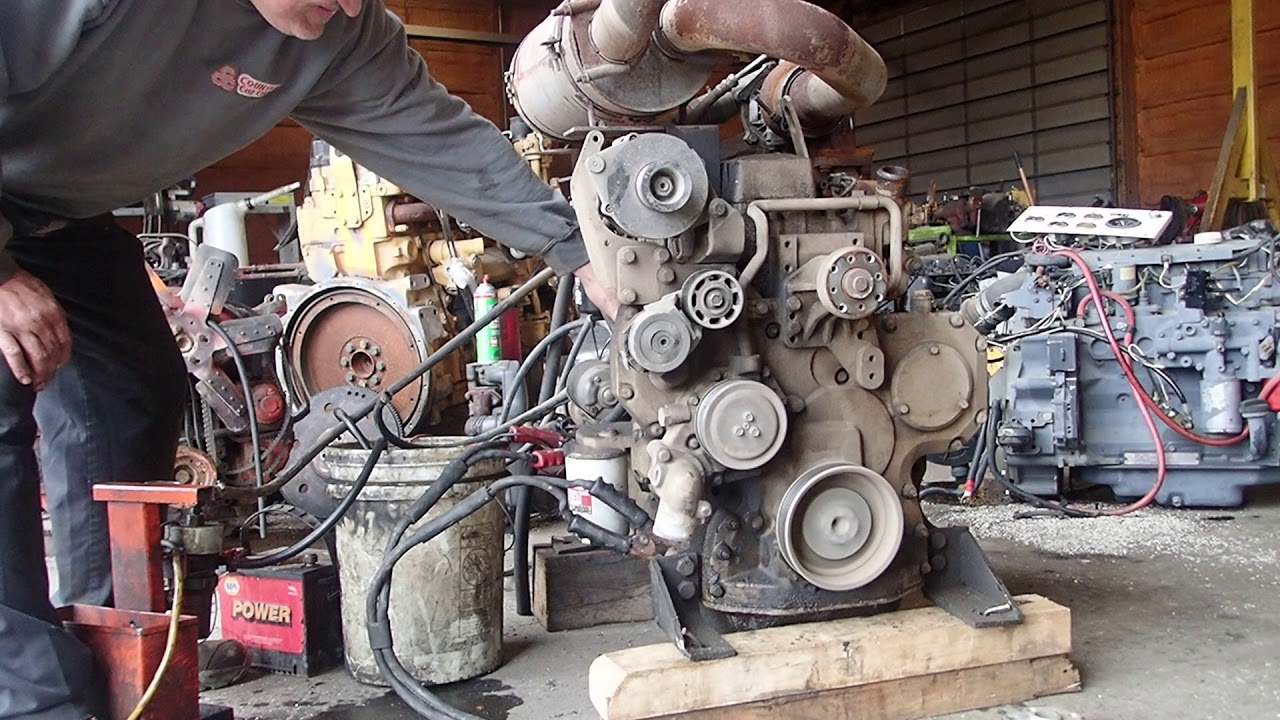 JOHN DEERE 4045T ENGINE - YouTube