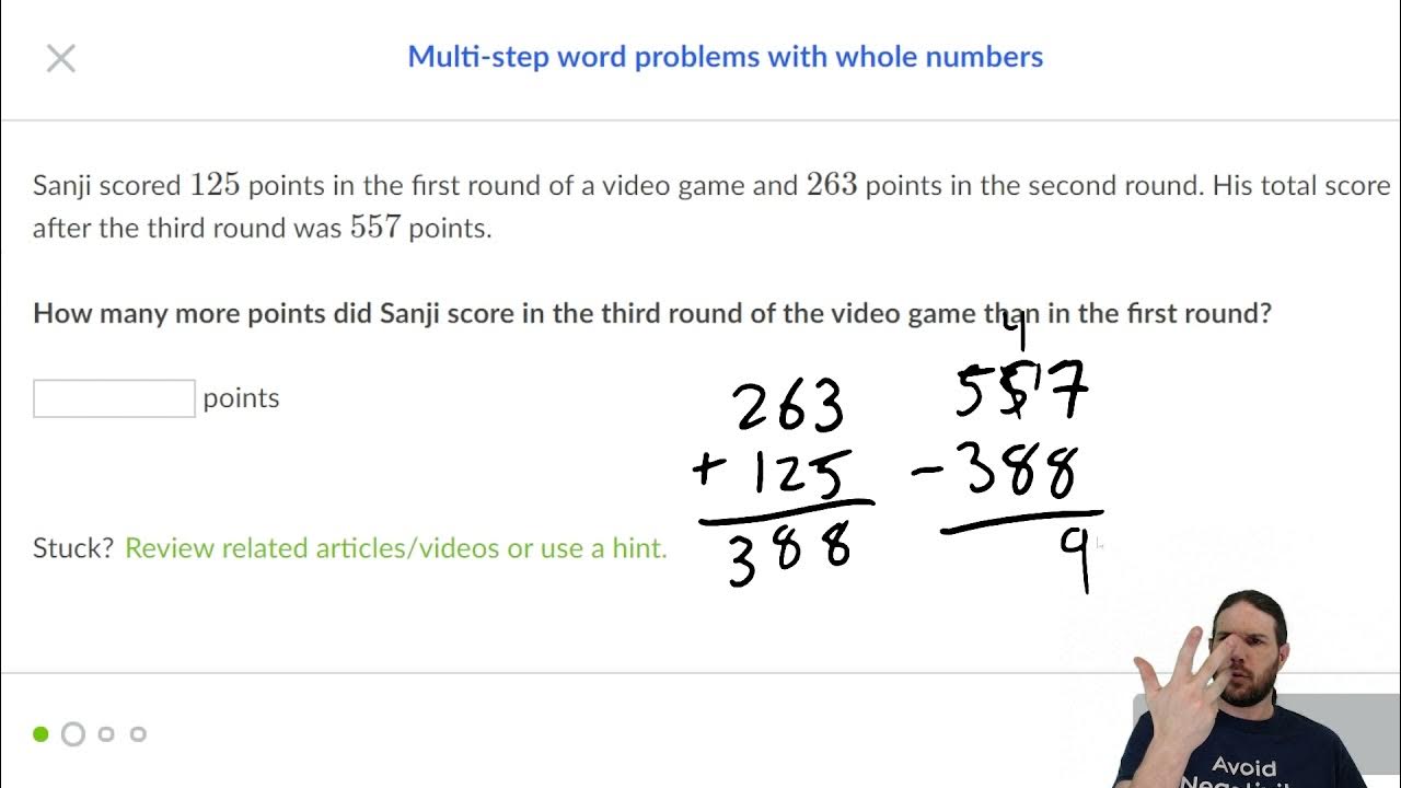 Grade 4: Multi-Step Word Problems With Whole Numbers - YouTube