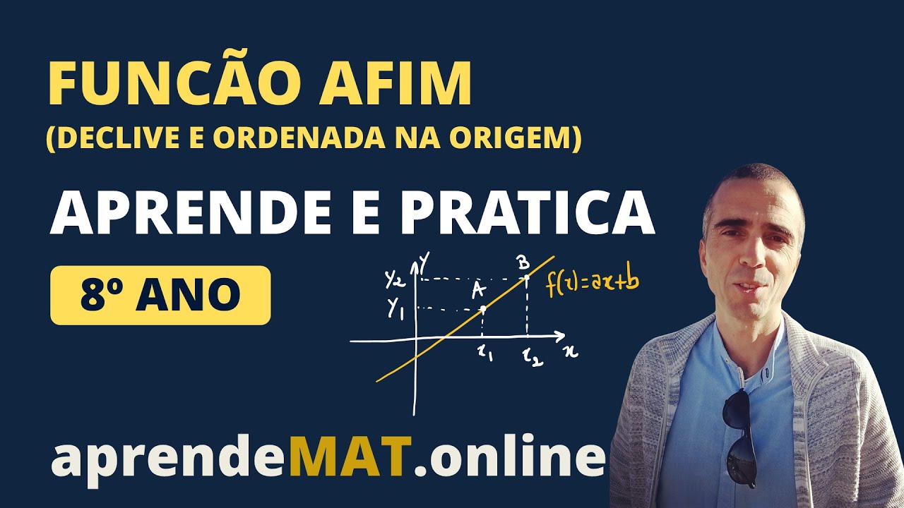 Como escrever a expressão algébrica de uma função afim? Como calcular o ...
