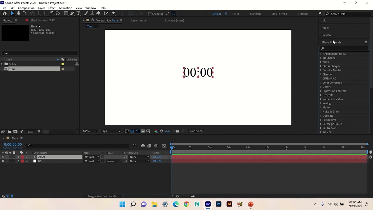 After Effects Time Code Script - YouTube