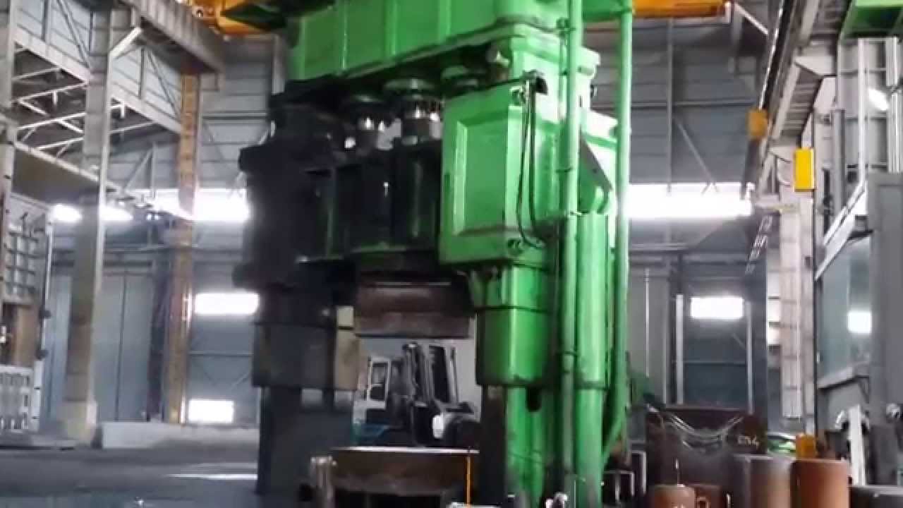Pull Down 2-Columns Open Die Forging Hydraulic Press 8,000Ton & 5 ...