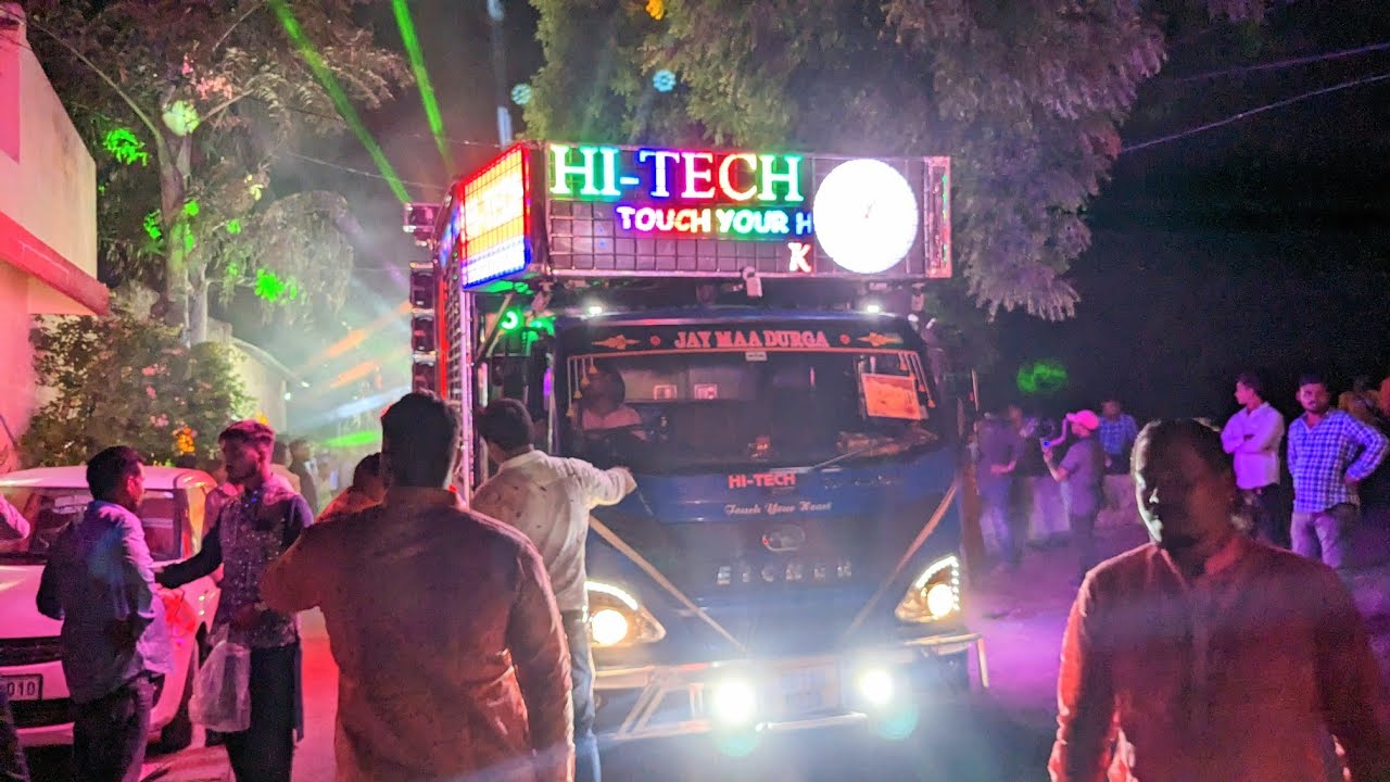 HI TECH MUSIC NEW SETUP 2023 NIGHT MARRIAGE PROGRAM ANGUL BEST DJ MUSIC ...