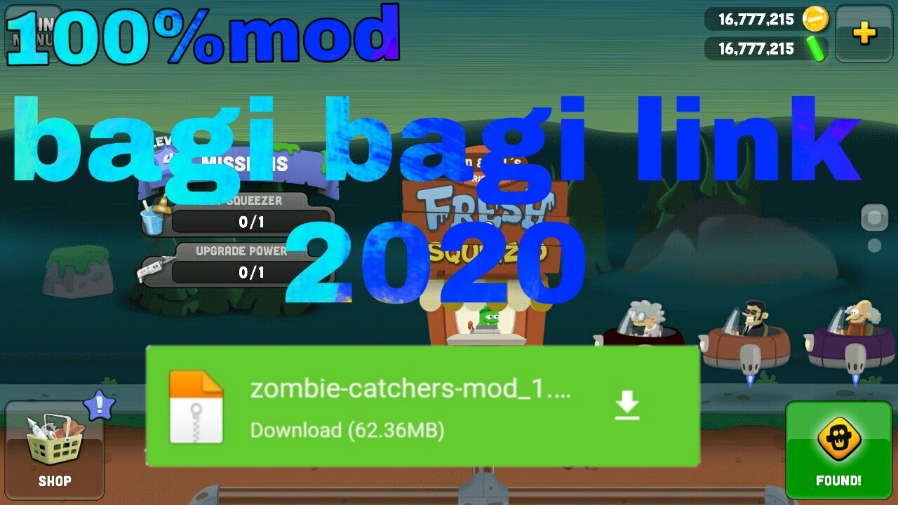 Bagi bagi link download zombie catch - YouTube