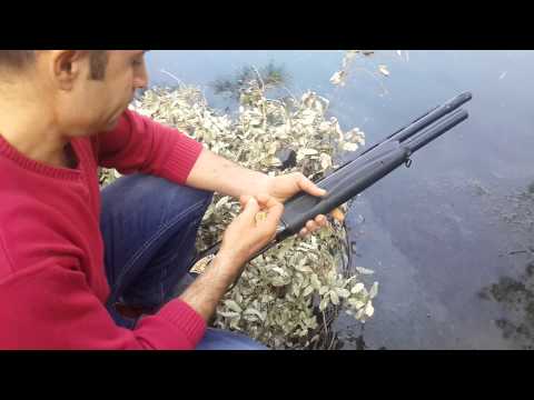 Av Tüfeği Su Testi. Shotgun water test 12GA Av tüfeği atışları D-Doxcarms
