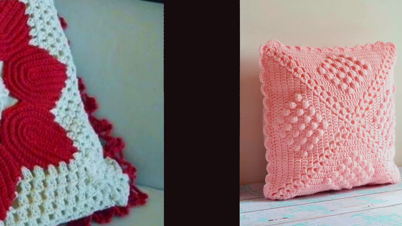 Crochet trow pilo case design - YouTube