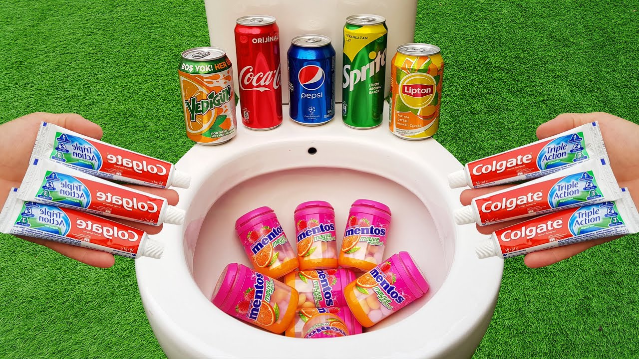 Toothpaste VS Coca Cola, Fanta, Sprite, Lipton, Pepsi, Yedigün and ...