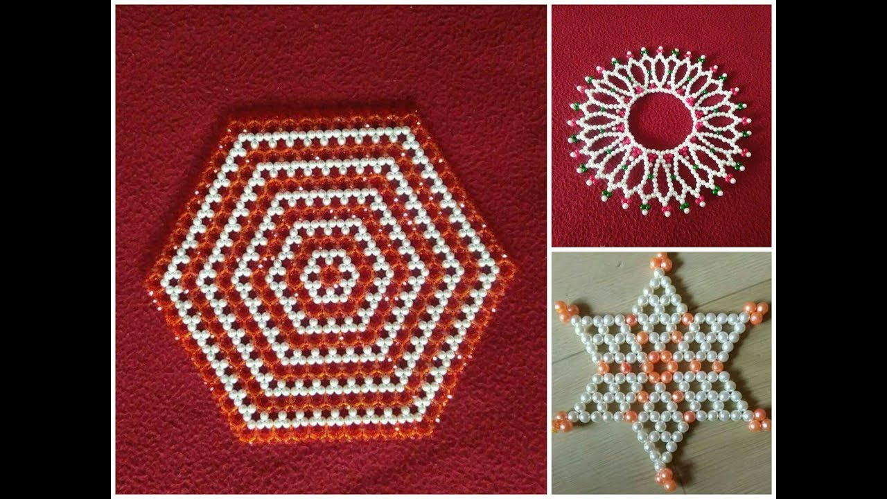 Moti Flowers rangoli and mahirap for daily purpose - YouTube